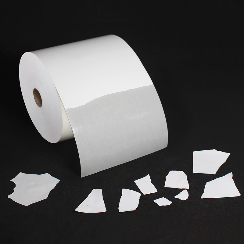Self Adhesive Destructible Paper Security Fragile Paper Jumbo Rolls ...