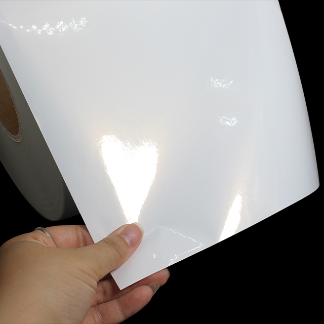 Transparent BOPP 50um Self Adhesive Film PP Clear on Clear Jumbo Roll ...