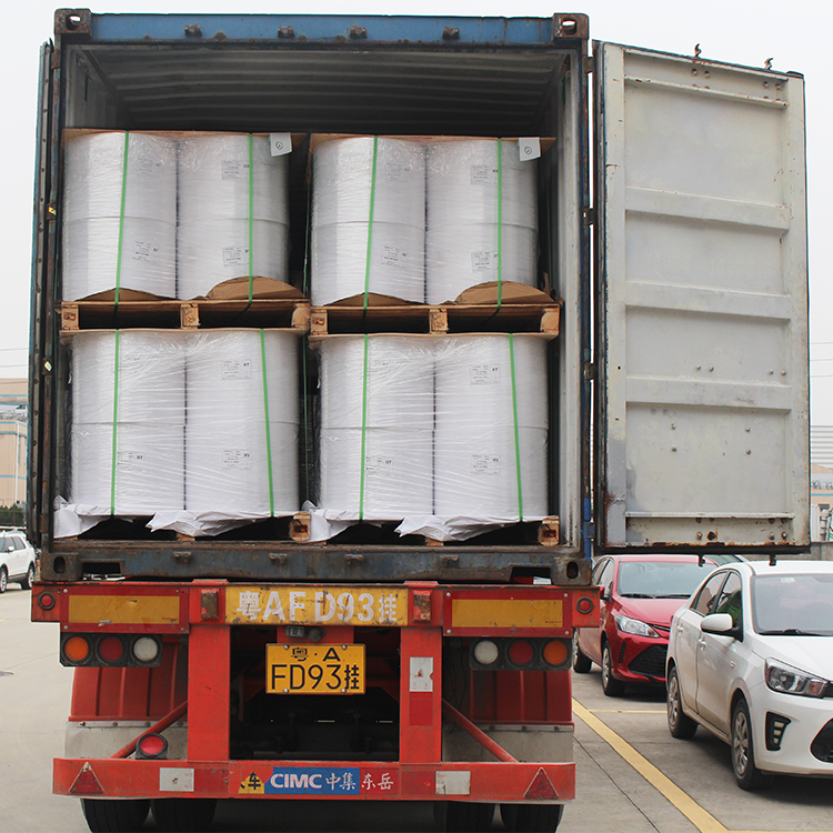 self-adhesive direct thermal paper jumbo label roll heat sensitive ...