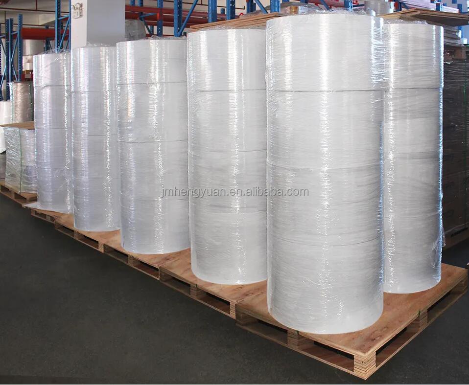 Direct Thermal Self Adhesive Paper Label Raw Material Jumbo Rolls from ...